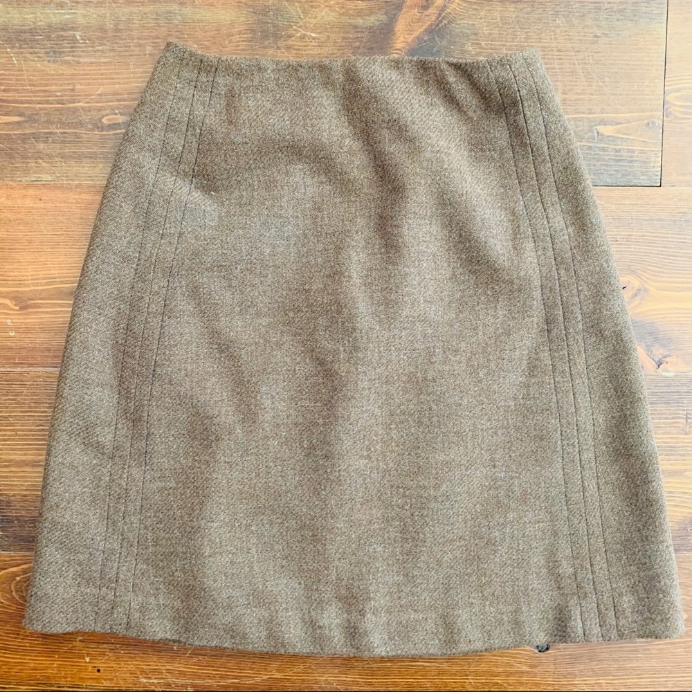 Vintage 50’s Brown Wool Skirt - Gem